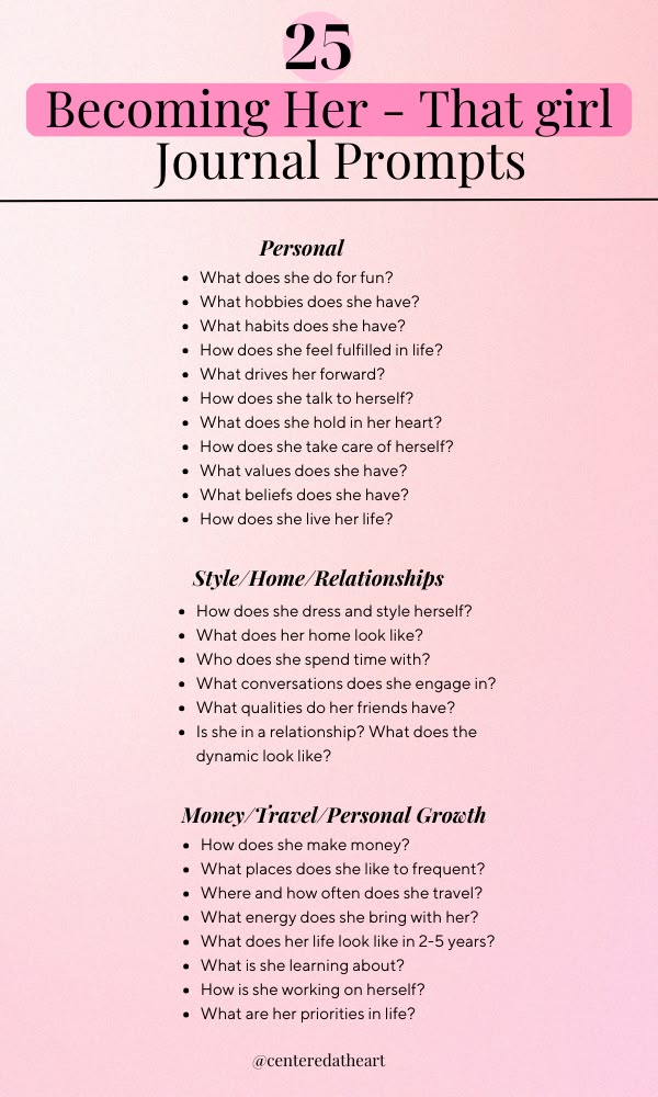 That girl Journal Prompts, Journal Prompts future self Ideas 05022671 ...